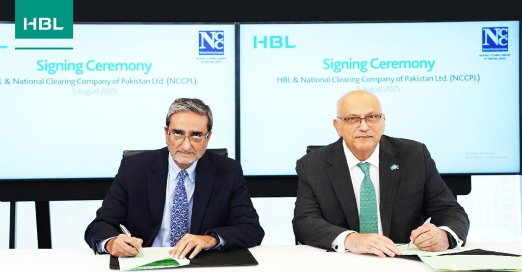 HBL becomes the first bank to partner with NCCPL to enhance capital ...