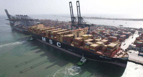 Pakistan receives largest-ever container ship as MSC Micol docks at ...